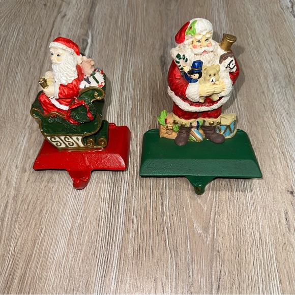 Holiday | Vintage Santas Collection Cast Iron Santa Sleigh Stocking ...